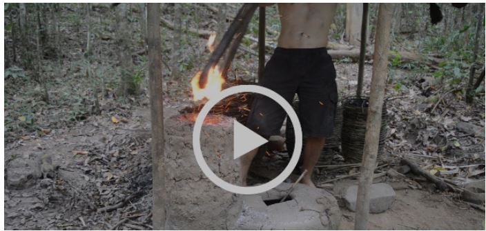Primitive Technology: Simplified fire blower and furnace experiments ...